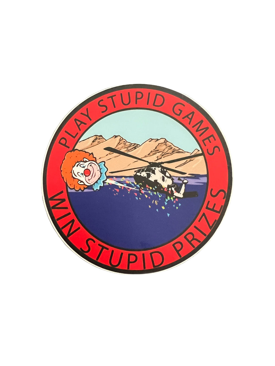 SH-60 WTI Play Stupid Games Sticker / Slap / Zap – The Logistic Jungle